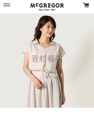 纽约老牌优雅防皱亚麻衬衫女
