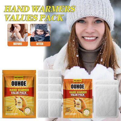 OUHOE 一次性暖手宝 一次性发热暖宝宝贴冬季防寒随身便携保暖
