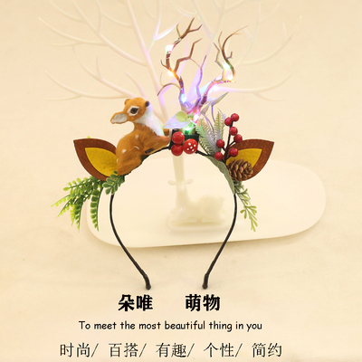 六语发箍树脂节日圣诞头饰