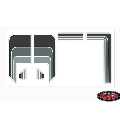 RC4WD 1982皮卡 79-81 车身贴纸（灰色款）Z-S0139