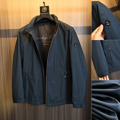 出口订单顺滑透气面料夹克
