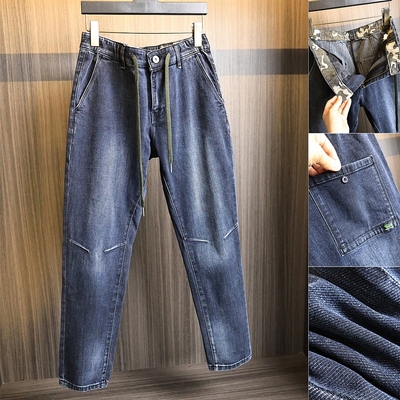 垂坠有型~·立体裁剪直筒牛仔裤