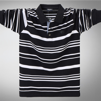 【新品推荐】M-6XL全棉长袖条纹