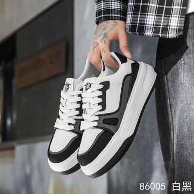 2026春季新款男士休闲板鞋时尚百搭小白鞋潮流帅气男鞋JK