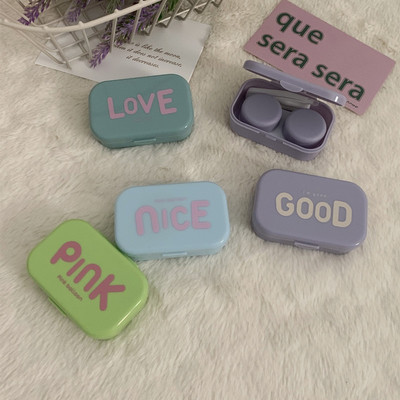 像鱼隐形眼镜盒ins小清新文艺