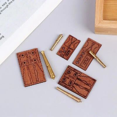 Sailboat Cannon Carriage Components Ancient Ship Model