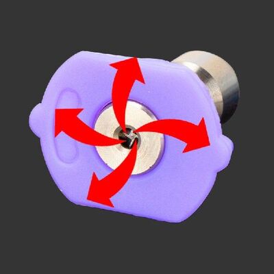 1PC Plant 4-direction Water Discharge Nozzle With 1/4 Inch