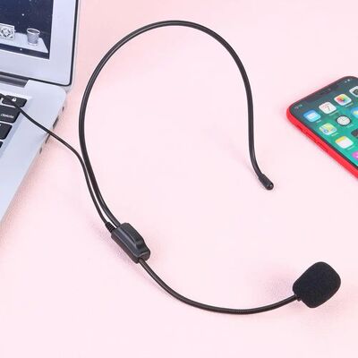 Mini XLR 3Pin TA3F Earhook Hanging Headset Mic for Wireless