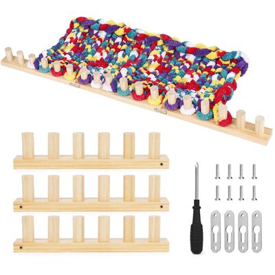 Loose-knit blanket loom Splicable knitting machine  Chunky