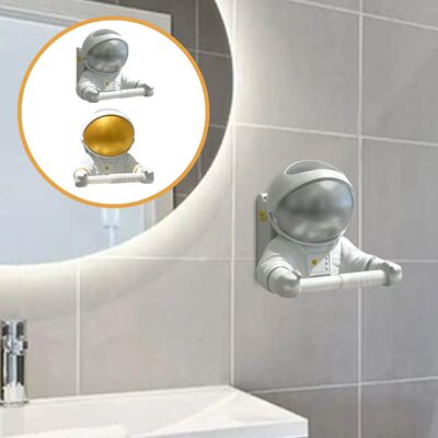 Decorative Astronaut Toilet Tissue Rack Stand Vinyl Hanging