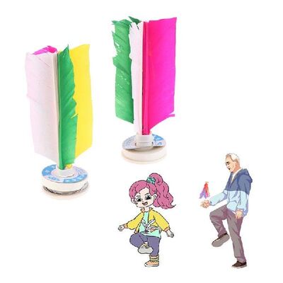 Kick Shuttlecocks Colorful Goose Feather Chinese Fitness