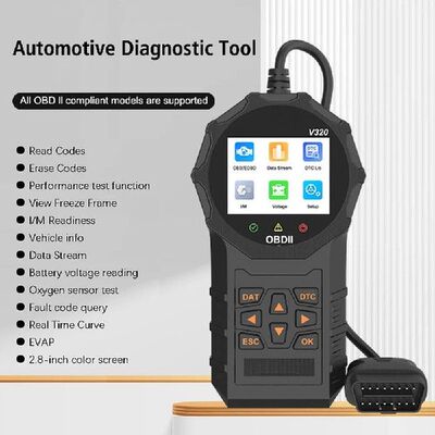Digital Display 16 Pin OBD 2 Scanner V320 Car Diagnostic