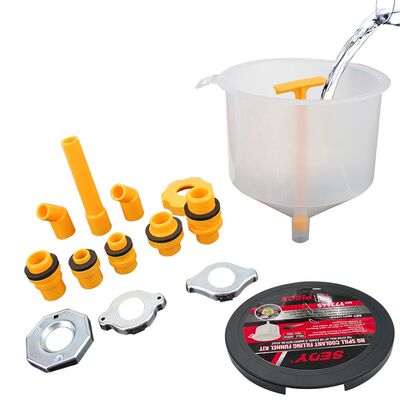 Plastic Filling Funnel Spout 15Pcs/Set Spill Proof Coolant