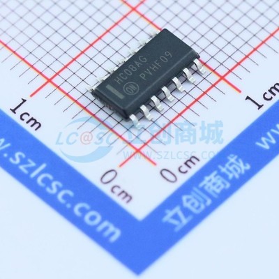 逻辑门 MC74HC08ADR2G SOP-14 onsemi(安森美) 电子元器件配单