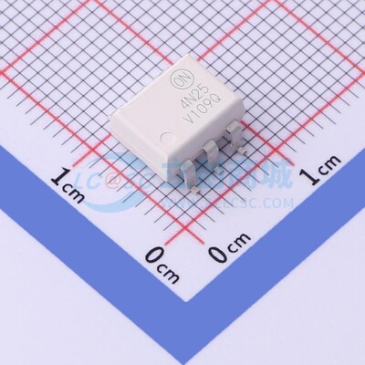 晶体管输出光耦 4N25SR2VM SMD-6P onsemi(安森美) 电子元件配单