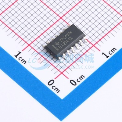 精密运放 TLC27L4IDR SOIC-14 TI/德州 电子元器件配单原装正品