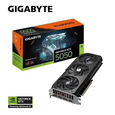 技嘉RTX5050魔鹰显卡 全新台式机游戏电竞独立显卡