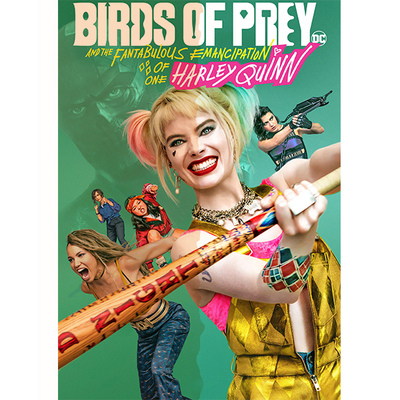 小丑女海报哈莉奎茵特遣队自杀小队蝙蝠侠电影海报装饰画墙贴画芯