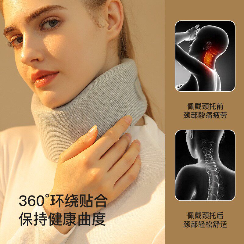 防风护颈围脖女保暖颈椎矫正颈部防护用品月子护颈套