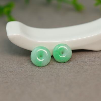 缅甸天然A货翡翠小平安扣