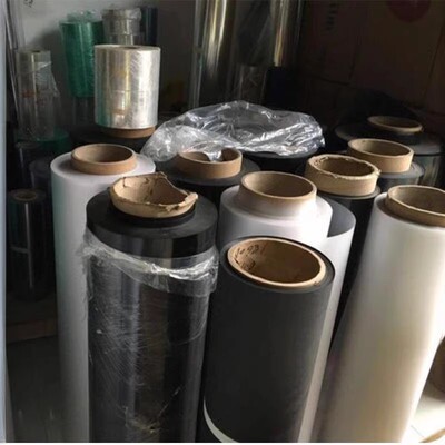 0.25毫米厚pc单面磨砂黑卷料