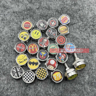 适用于本田小猴子Monkey/Dax/ST125改装后牌照架框螺丝装饰螺帽盖