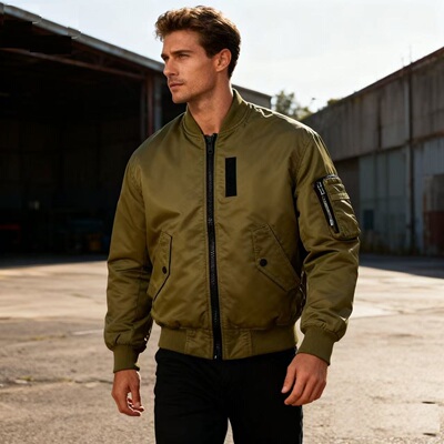 ABLEJEANS秋季复古潮流夹克外套