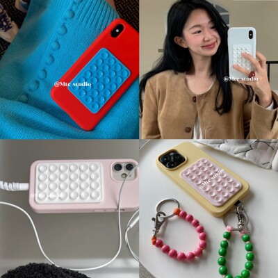 博主同款时髦个性撞色创意苹果韩