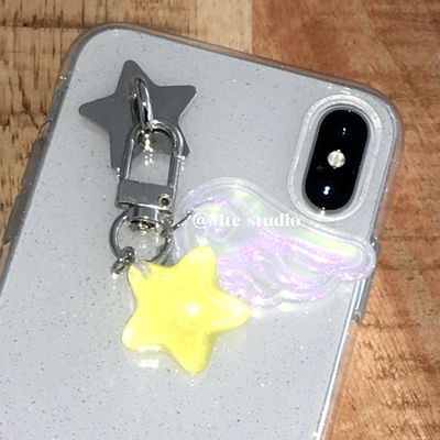 韩系ins韩女时尚古早感手机挂件