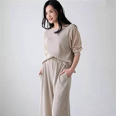 雪纺褶皱木耳边甜美风套头衬衫