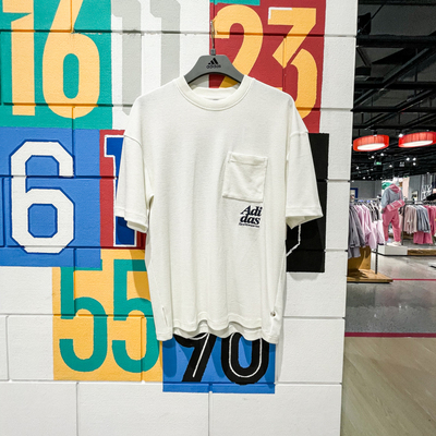 阿迪达斯时尚百搭圆领短袖T恤