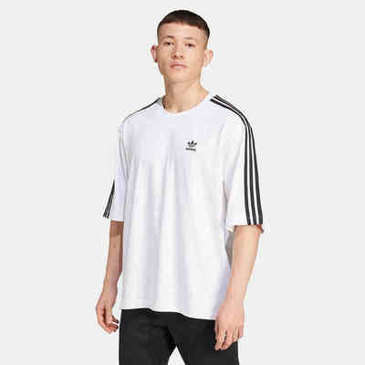 ADIDAS阿迪达斯男装2024冬季新款透气跑步休闲运动短袖T恤 IZ2474
