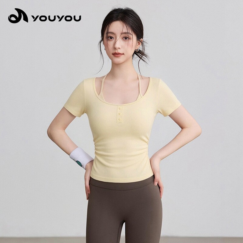 挂脖式瑜伽服女夏季新款普拉提健身跑步运动健身服女瑜伽套装女