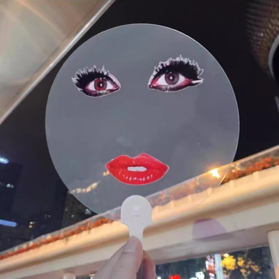 ladygaga扇子便携送闺蜜拍照不在害怕镜头道具扇雷迪嘎嘎扇子配件