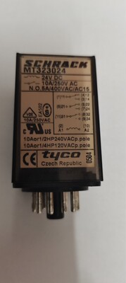 MT323024 进口原装SCHRACK/TE/泰科 11脚24VDC/10A 继电器