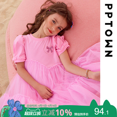 女童裙子公主风时尚小女孩连衣裙