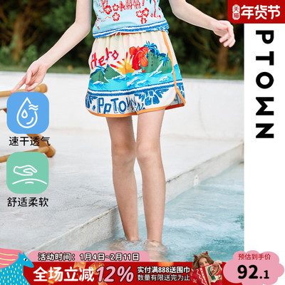 女童泳裤2024新款夏季