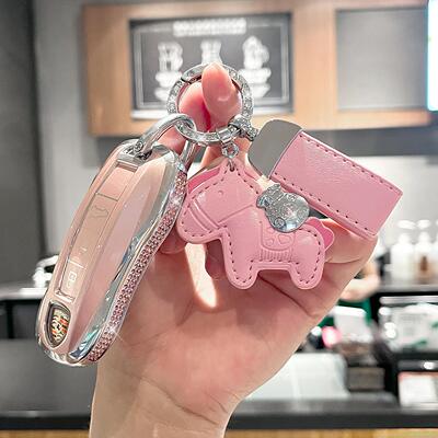 适用保时捷钥匙套帕拉梅拉卡宴macan玛卡718车911扣taycan高档壳