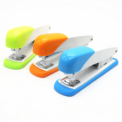 华普达0213中型订书机24/6统一钉标准订订书器中号12# 可订20页