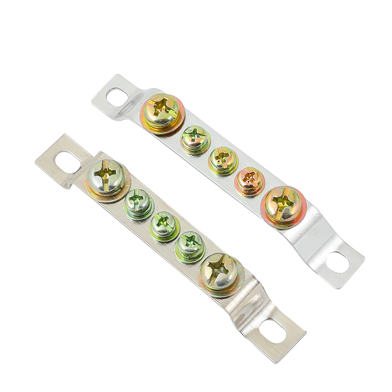 地排3孔5孔 7孔 10孔零排2*15配电柜接地端子排电箱桥式铜条2*20_虎窝淘