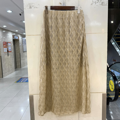 JD858小香风中长半身裙