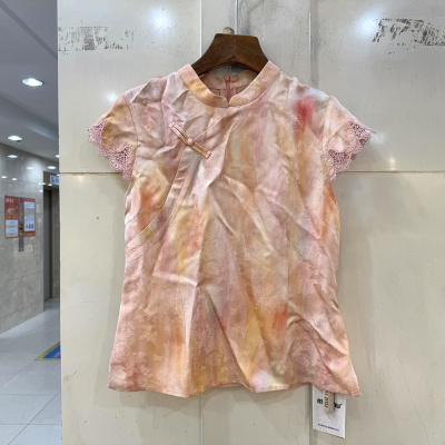 26769国风人丝衬衫上衣