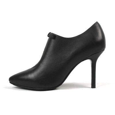 真皮女单鞋KUUKI春秋细跟深口鞋