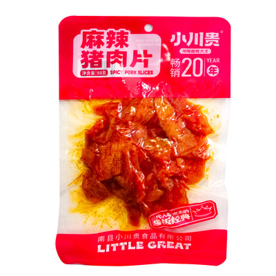 88g肉脯小川贵南县麻辣肉