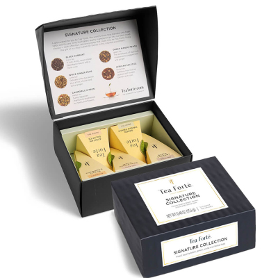 Tea Forte-畅销系列黑加仑青芒果桃白姜茶洋甘菊柠檬茶包茶叶礼盒