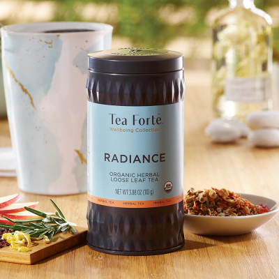Tea Forte-橙子芙蓉苹果玫瑰胡萝卜草莓蓝莓滋养肌肤罐装茶叶110g