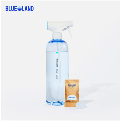 Blueland-让您的窗户镜子和其它玻璃表面晶莹剔透玻璃+镜子清洁剂