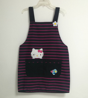 包邮无袖公主款可爱卡通反穿围裙