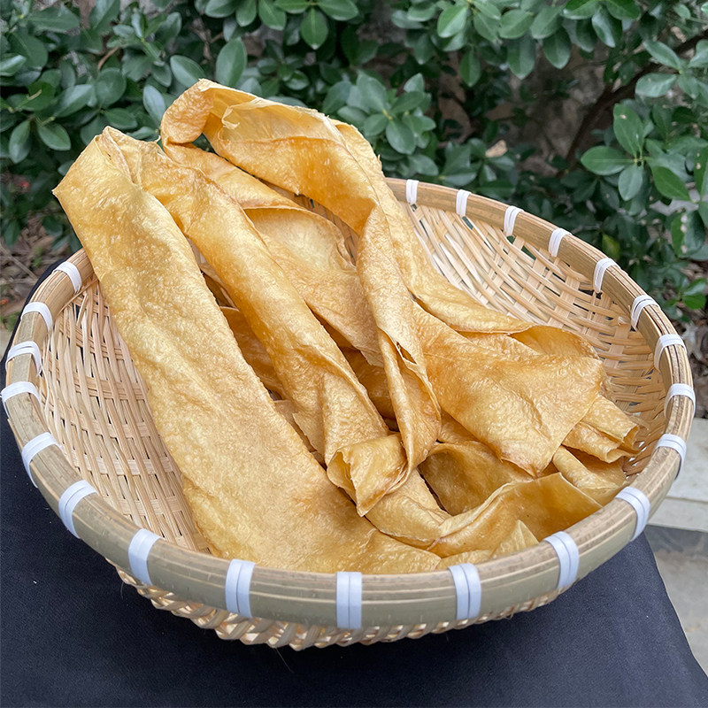 湖南豆腐皮干货油豆皮农家手工自制特产湘西老豆皮小吃火锅食材