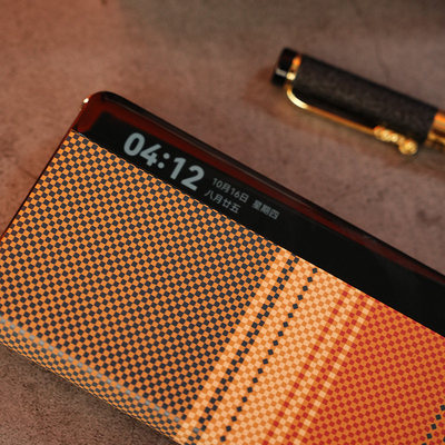 适用于X6典藏版手机壳新款双轴测包精孔镜头x5智能视窗幻彩日落皮套X3纹理全包防摔壳